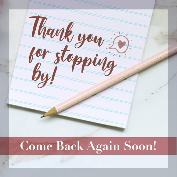 Posh | Office | Thanks For Stopping By | Poshmark